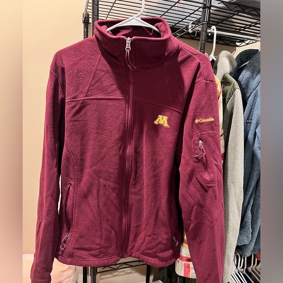 Columbia | Jackets & Coats | University Of Minnesota Columbia Fleece ...